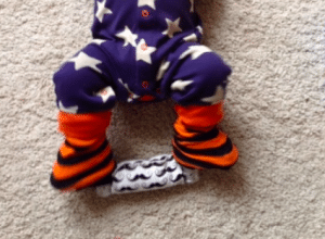 talipes baby legs over the boots - Carrying Matters