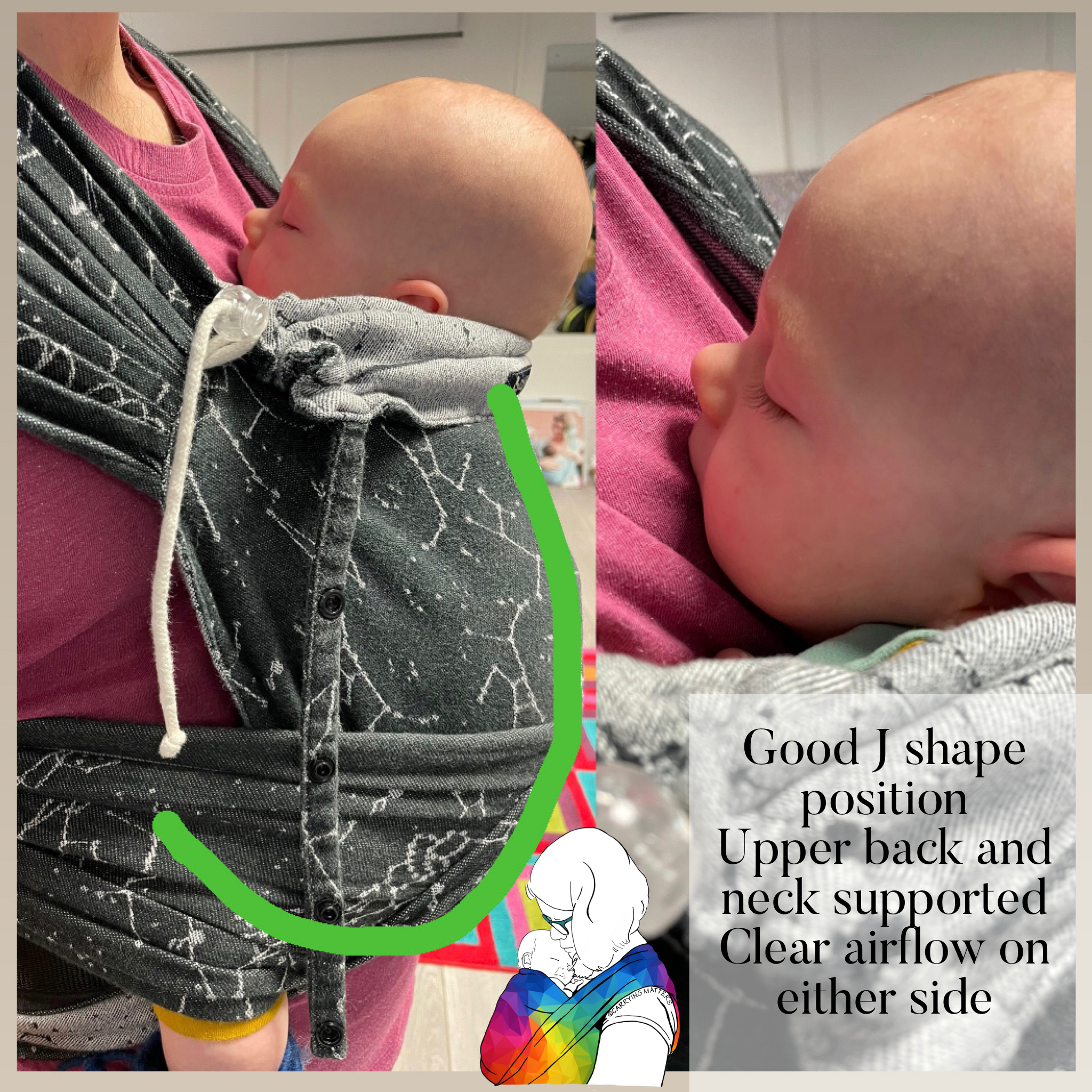 Four key areas for babywearing safety - Carrying Matters